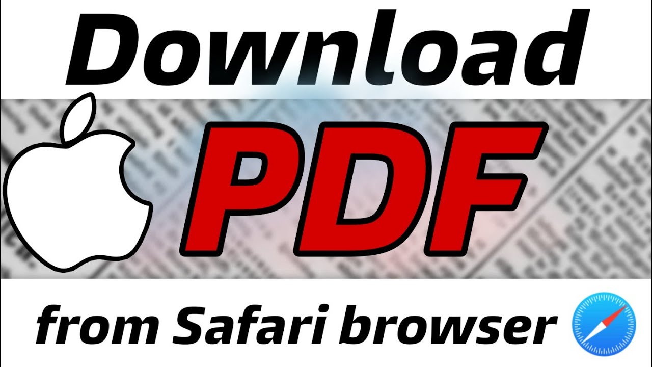 How to download Pdf files from safari browser on iPhone? (Hindi) - YouTube