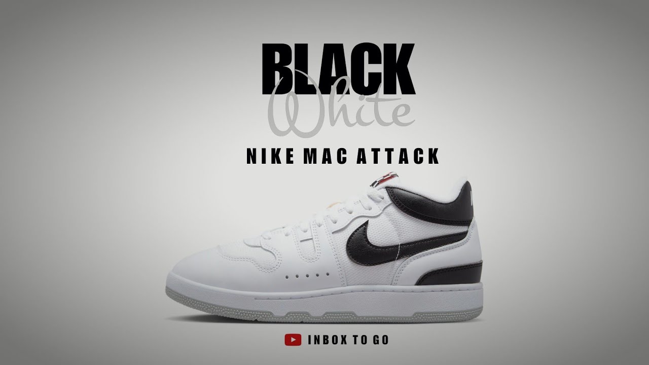 WHITE AND BLACK 2023 Nike MAC Attack DETAILED LOOK AND PRICE - YouTube