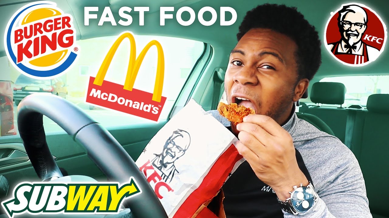 ONLY Eating FAST FOOD For 24 HOURS...*bad idea?* - YouTube