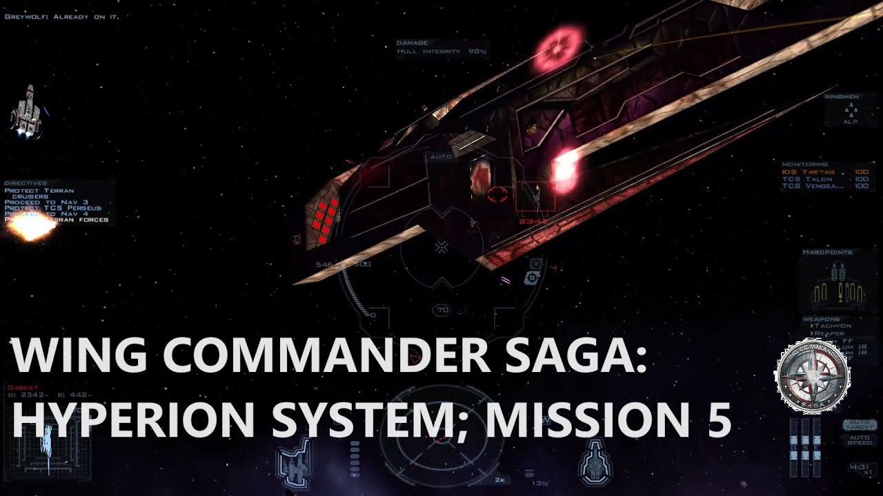 Wing Commander Saga: Hyperion system; mission 5 - YouTube