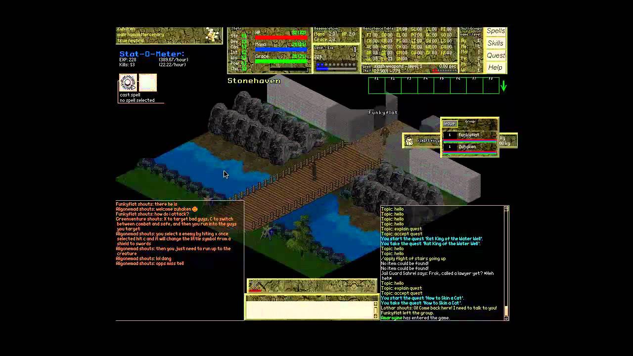 Lets Play A CRAP MMORPG: Daimonin - YouTube