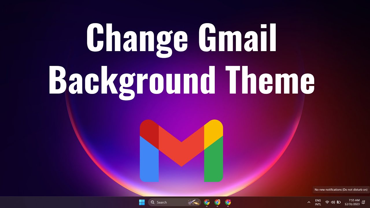how to change gmail background theme - YouTube