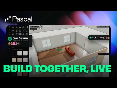 Workspaces & Realtime Collaboration with Pascal 3D Editor
