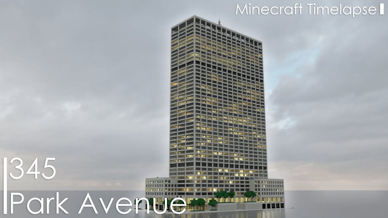 New York Office Skyscraper - Minecraft Timelapse | Building New ...