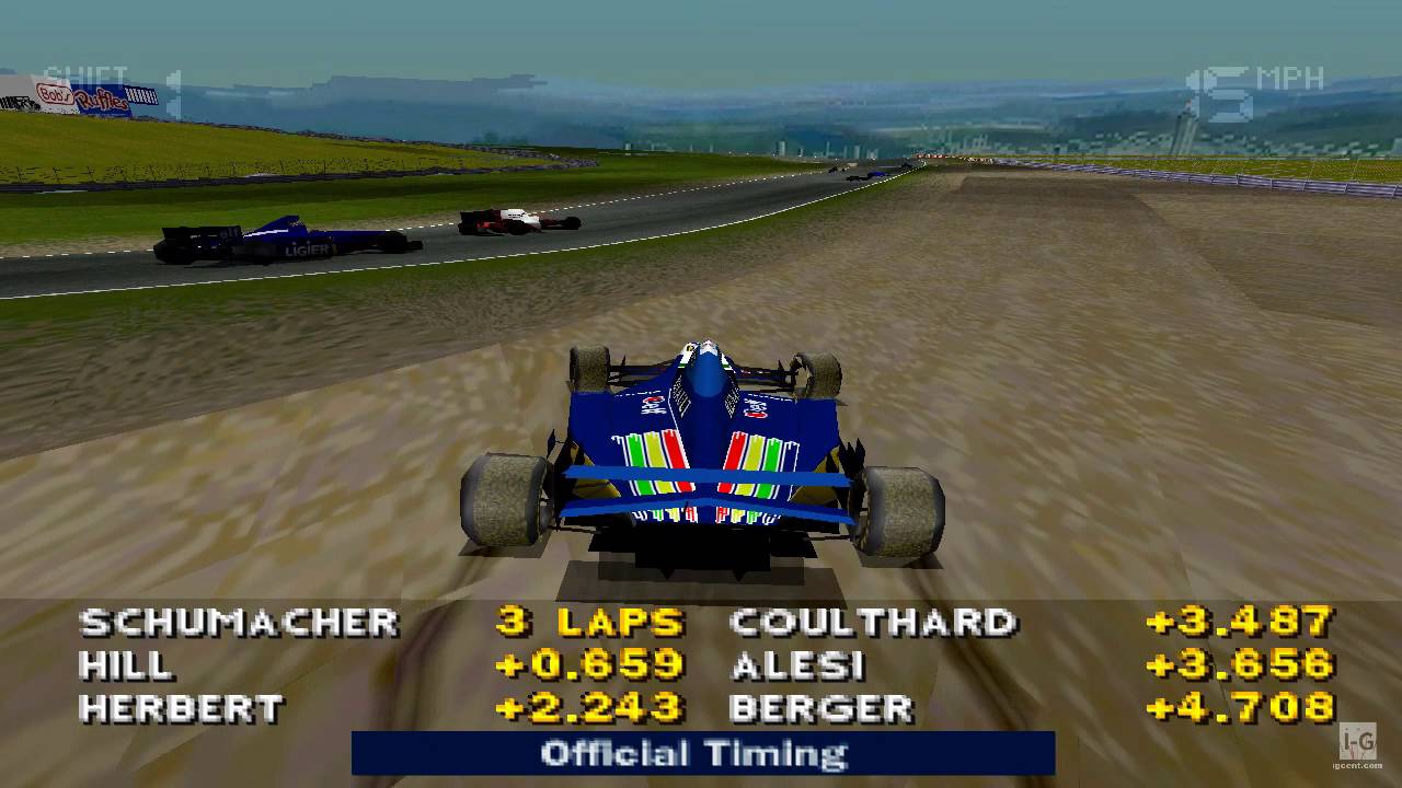 Formula 1 PS1 Gameplay HD - YouTube