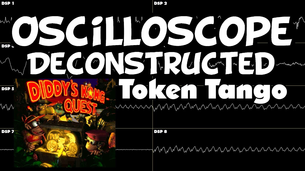 Token Tango - Donkey Kong Country 2 - Oscilloscope Deconstruction - YouTube