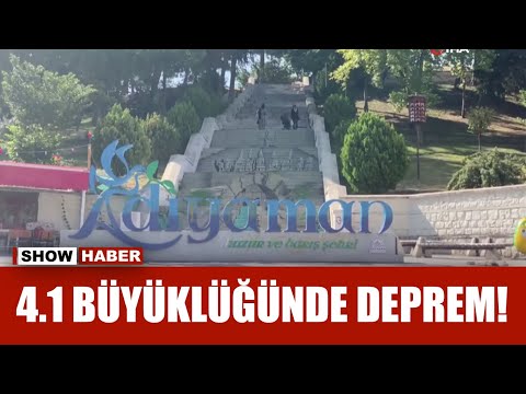 Adıyaman'da 4.1 büyüklüğünde deprem!