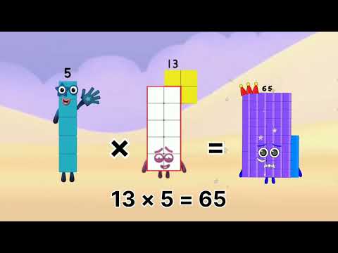 wow!Learn to count By thirteen with numberblocks! #multiplication ...