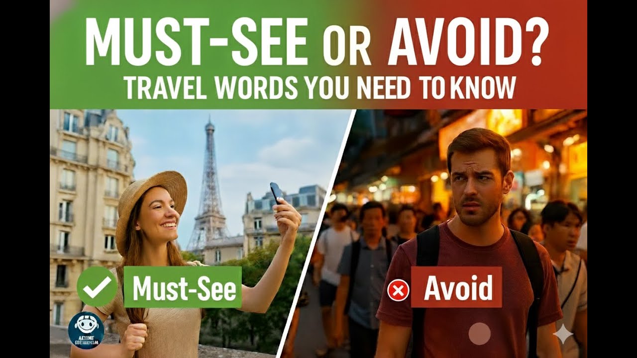 Agent English 🌍 Travel English | Hidden Gems, Tourist Traps & Must-Sees ...