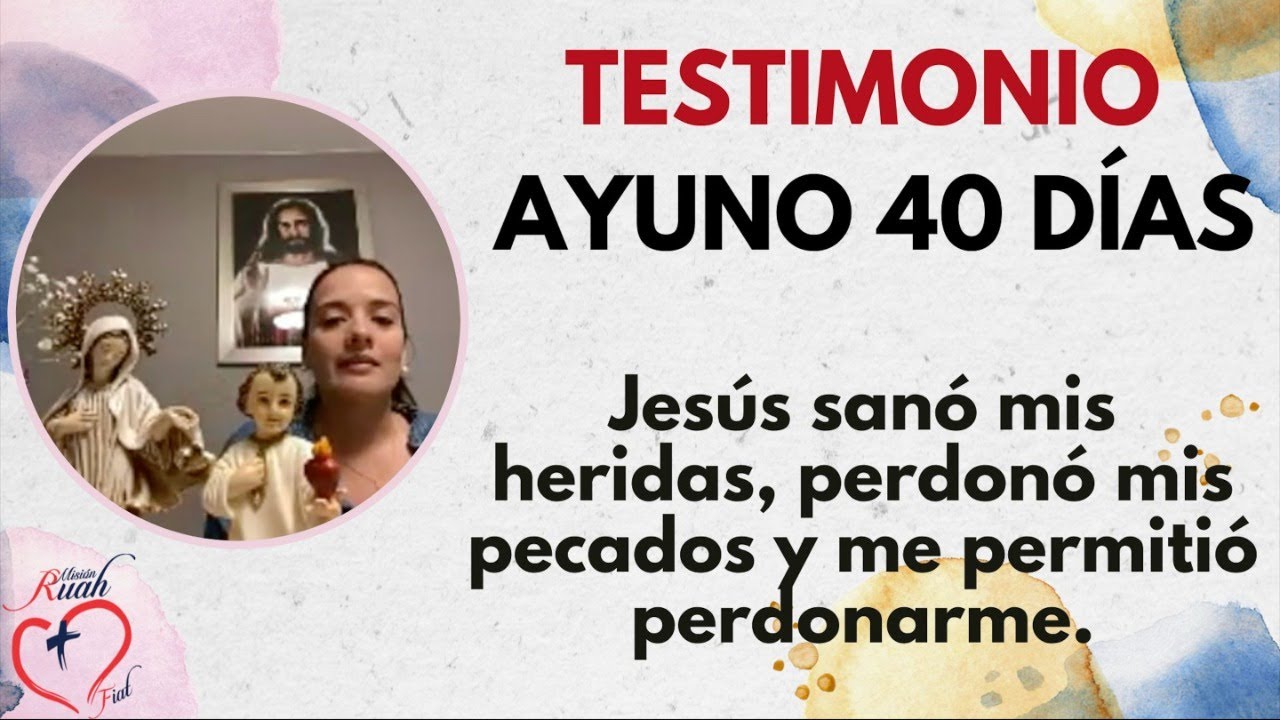 Jesús sanó mis heridas, perdonó mis pecados y me permitió perdonarme ...