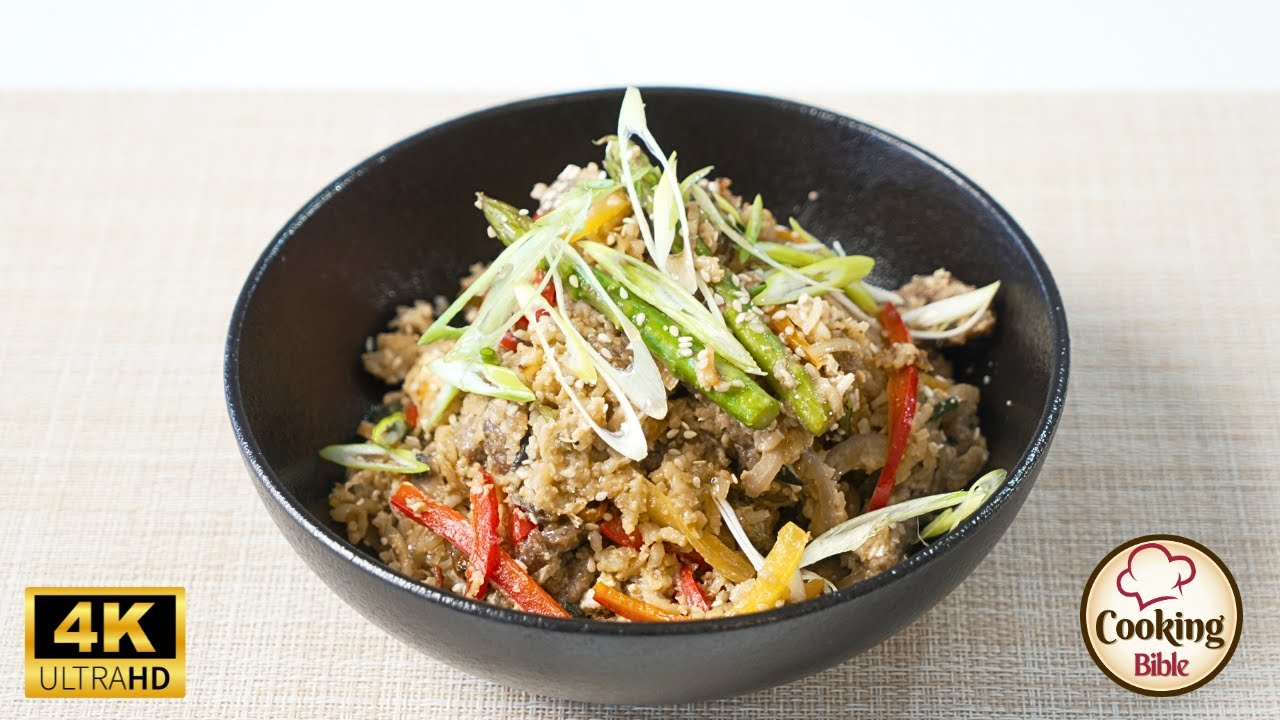 Crispy Beef Strips and Colourful Veggies Fried Rice 🔥 Easiest Recipe ...