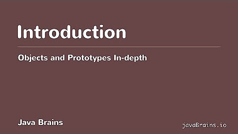 JavaScript Objects and Prototypes In-depth - YouTube