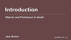 JavaScript Objects and Prototypes In-depth - YouTube