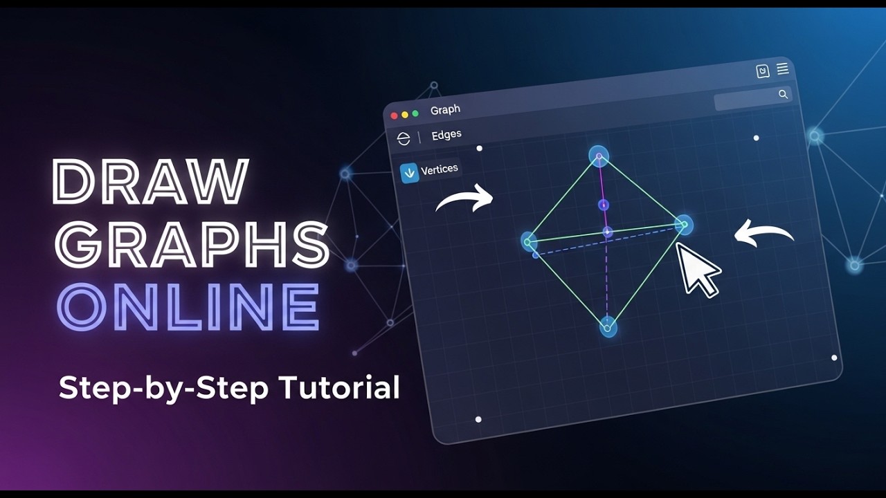 Best Online Tool to Draw Graphs | Drawing Graphs, Adding Vertices ...