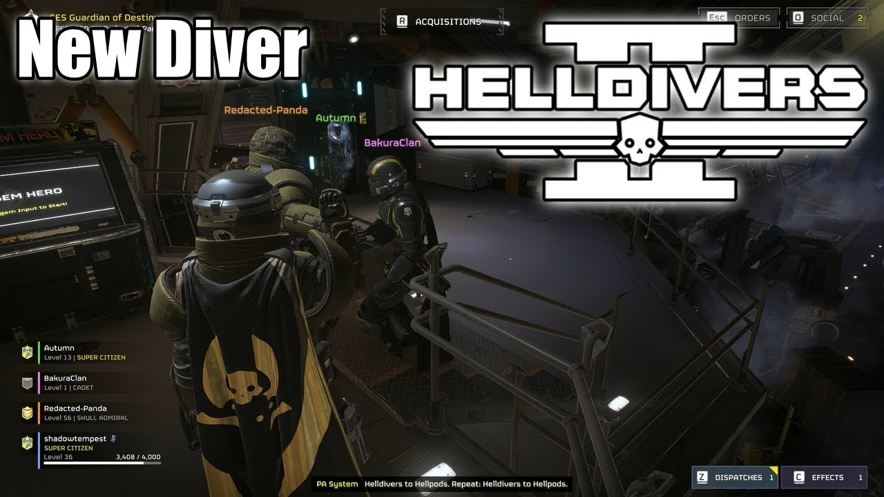 A new Diver enters hell | Helldivers 2 - YouTube