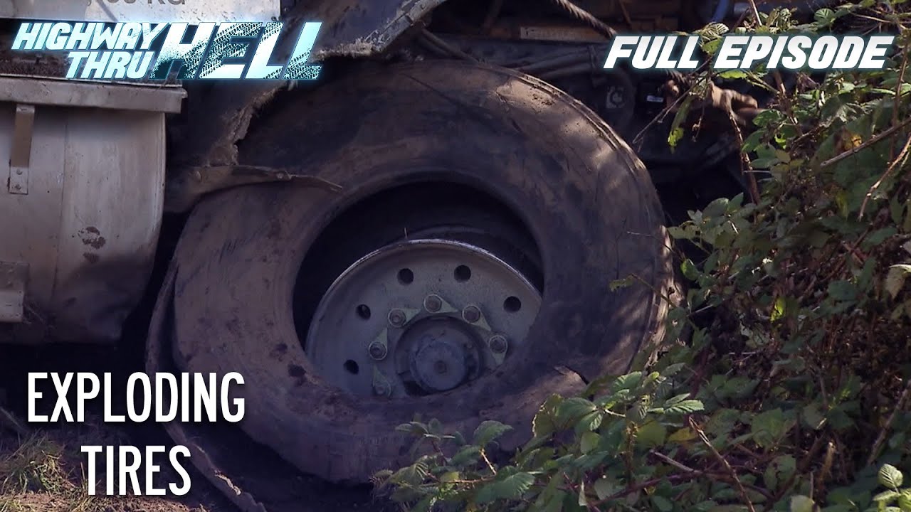Tire Explodes and Drives Dump truck Off The Road | Full Episode | S9 ...