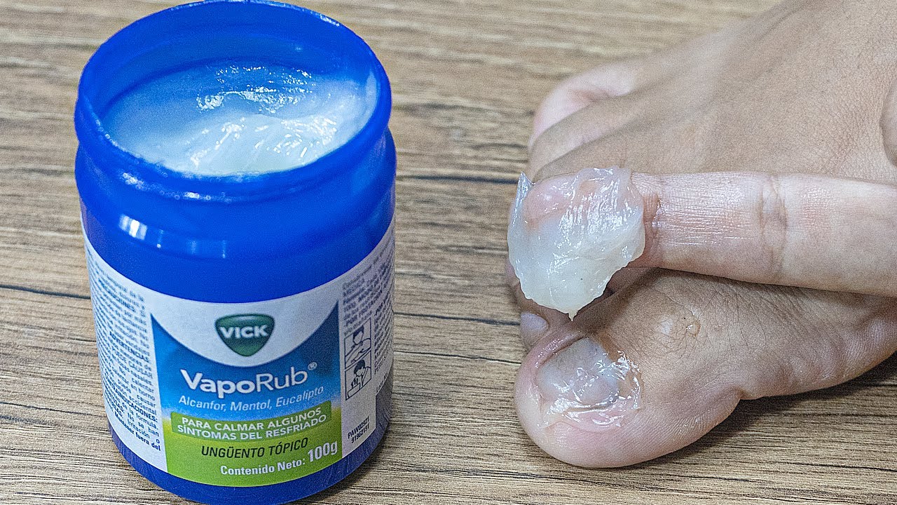 Aplica VICKS VAPORUB a tus Uñas y te encantará lo que pasará - YouTube
