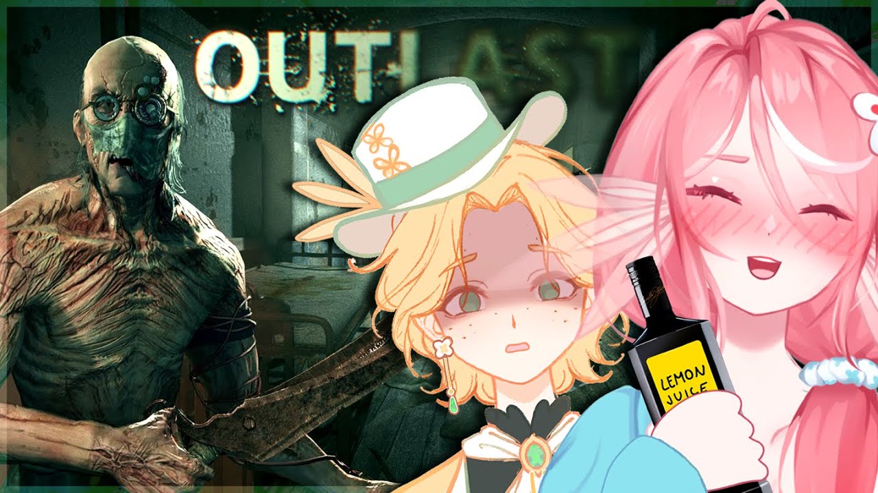 【OUTLAST DRINKING GAME】(GORE WARNING) We scream = We drink!! ~WITH FUFU ...