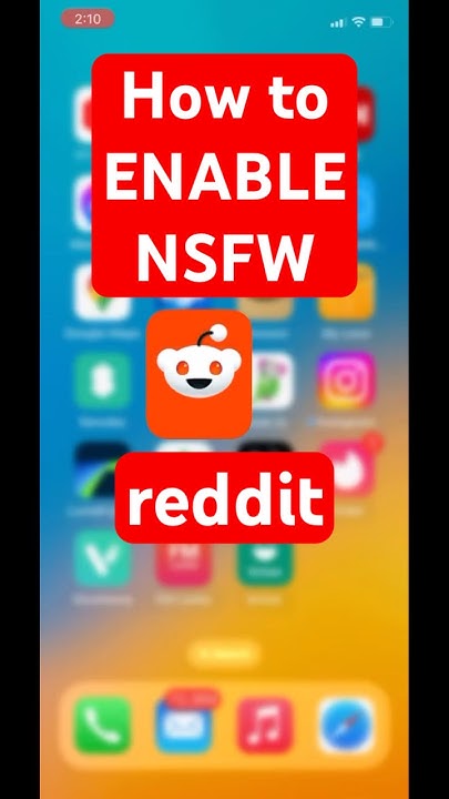 How to Enable NSFW Content and Remove Blur on Reddit? - YouTube