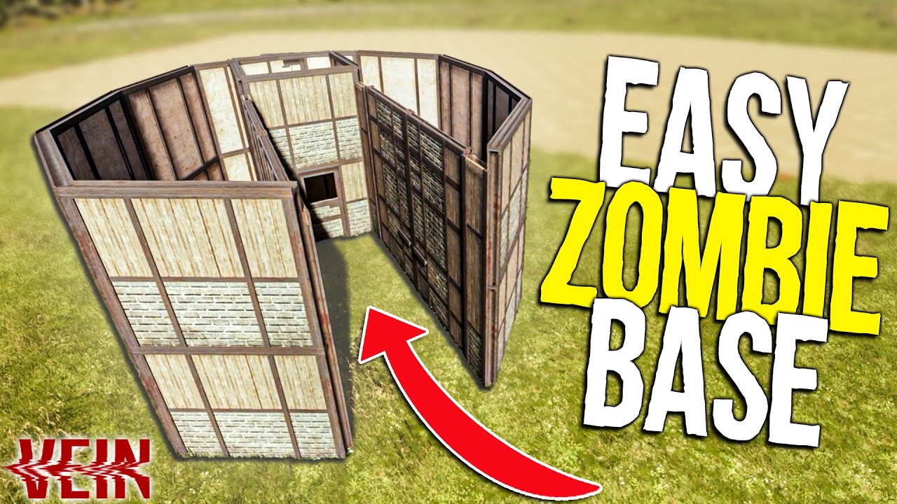I Built the EASIEST ZOMBIE BASE in VEIN SURVIVAL - YouTube