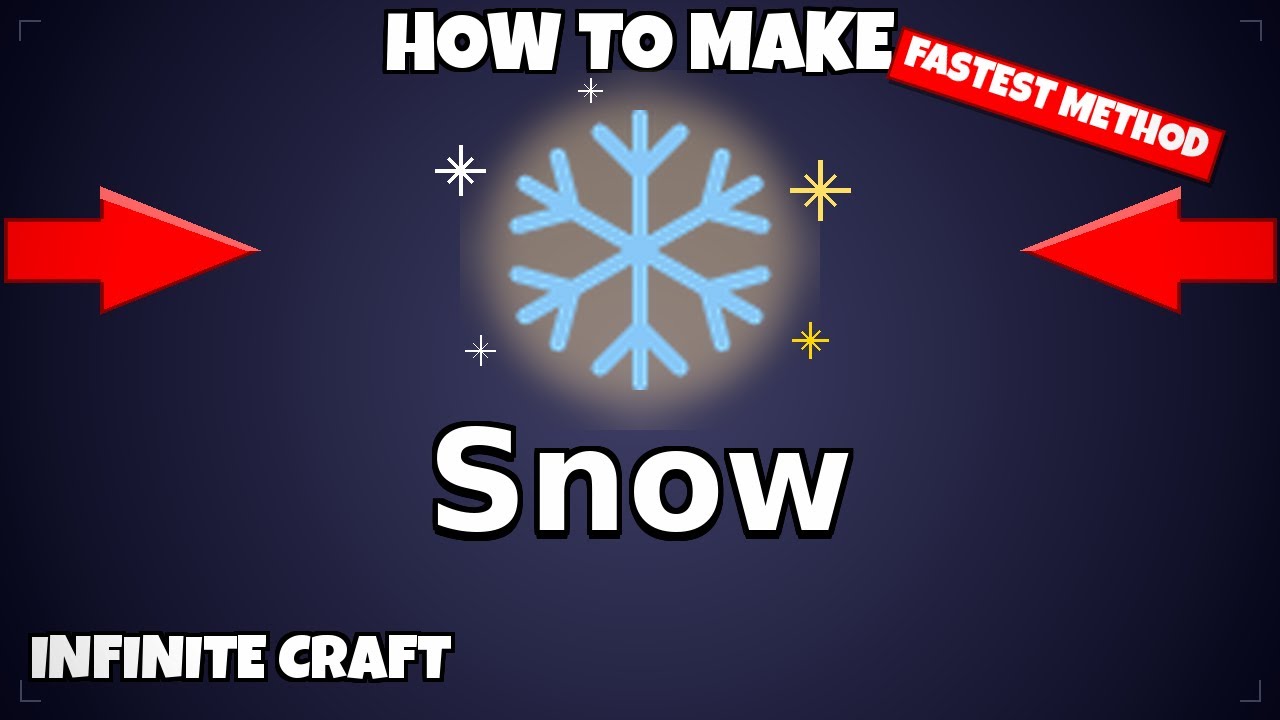 How to make ️ Snow - Infinite Craft - YouTube