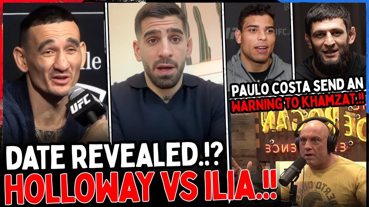 Max Holloway CALLS OUT Ilia Topuria in AWKWARD Interview | Costa WARNS ...