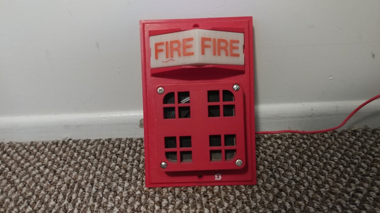 simplex 2903 9002 with 2901 9833 fire alarm test. - YouTube