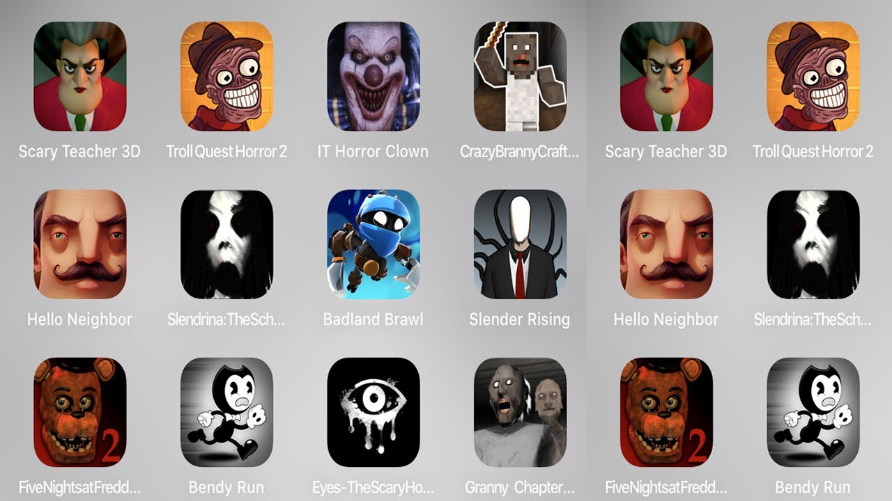 Scary Teacher,Troll Quest Horror Game 2,IT Horror,Branny Craft ...