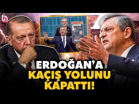 ERDOĞAN'IN AYARLARI BOZULACAK! Özgür Özel kara düzeni o pankartla yerle bir etti! Kabusları olacak!
