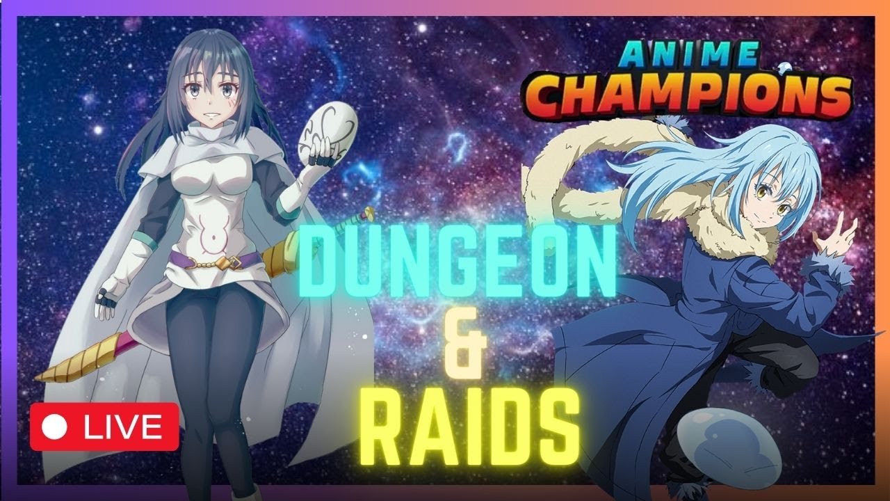 LIVE - ANIME CHAMPIONS SIMULATOR -UPDATE 18- RAIDS DUNGEON SUMMONS #KXP ...