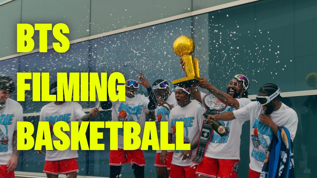 Behind The Scenes Filming Basketball League Finals! - YouTube
