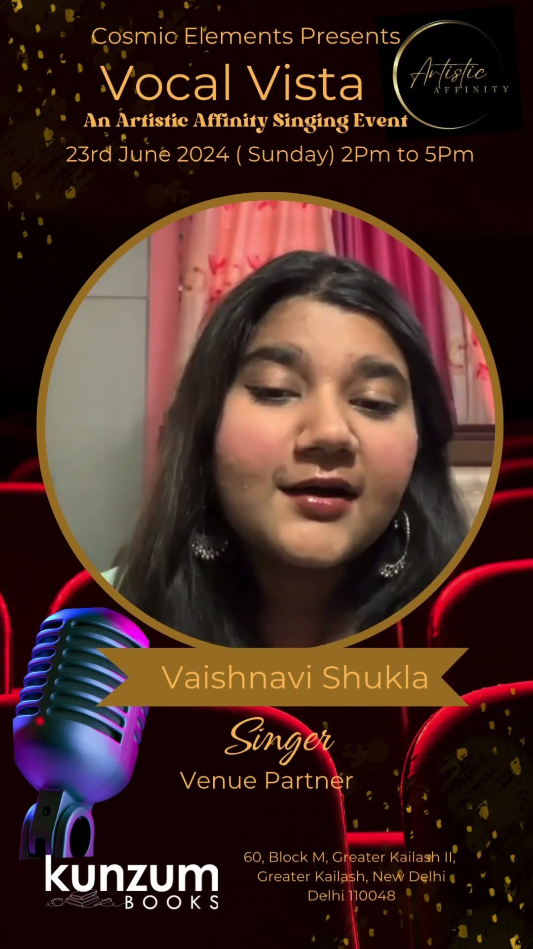 Vaishnavi Shukla at Vocal Vista-An Artistic Affinity singing event by ...