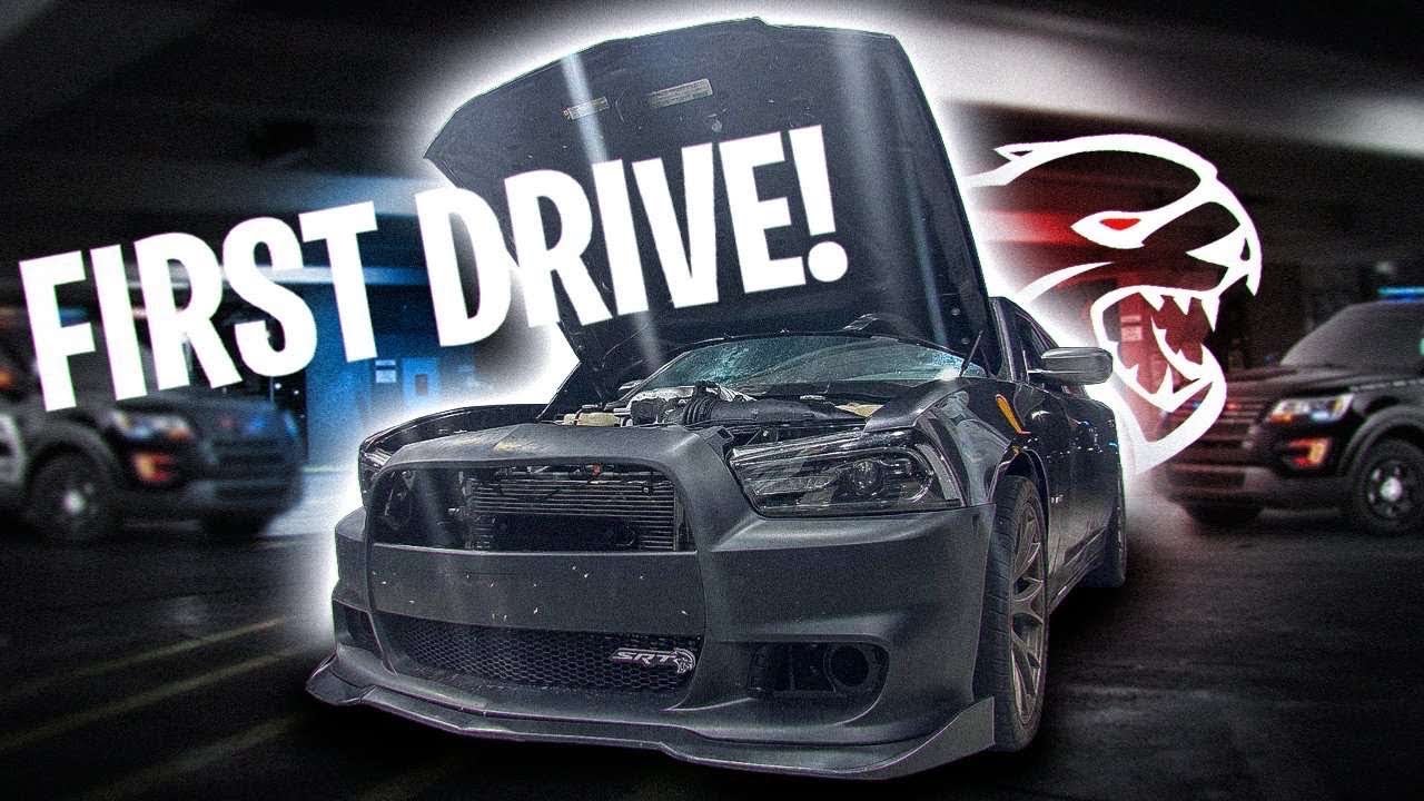 Driving My Hellcat Swap For The First Time - YouTube