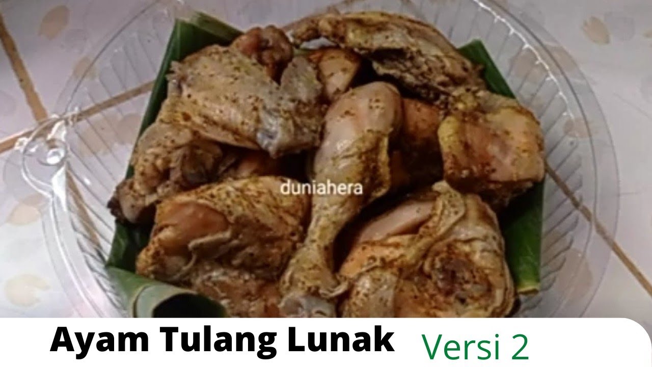 Ayam tulang lunak versi 2 ( presto ayam versi 2) .. tulang empuk ...