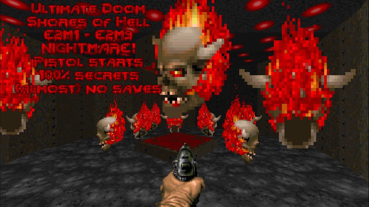 СЛИШКОМ СЛОЖНО [] Ultimate Doom Episode 2 - Nightmare! 100% Secrets ...