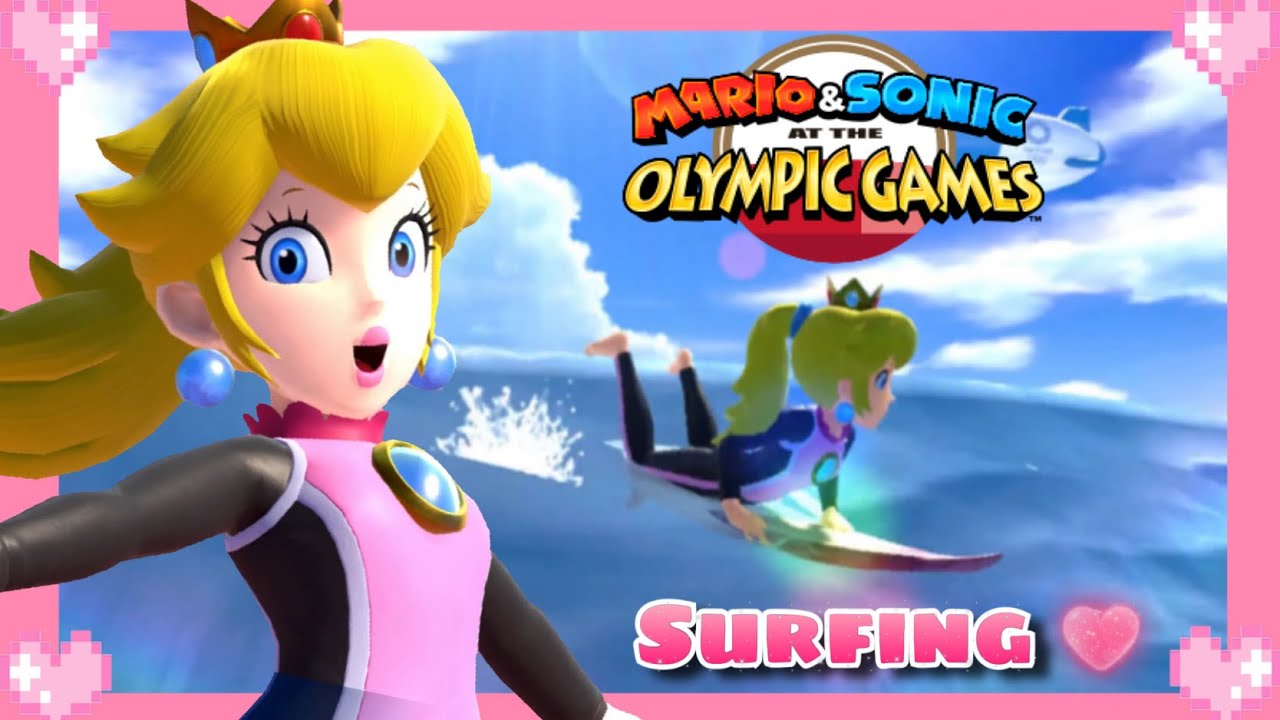 💗 Mario & Sonic at the Olympic Games Tokyo 2020 Surfing - Peach ...