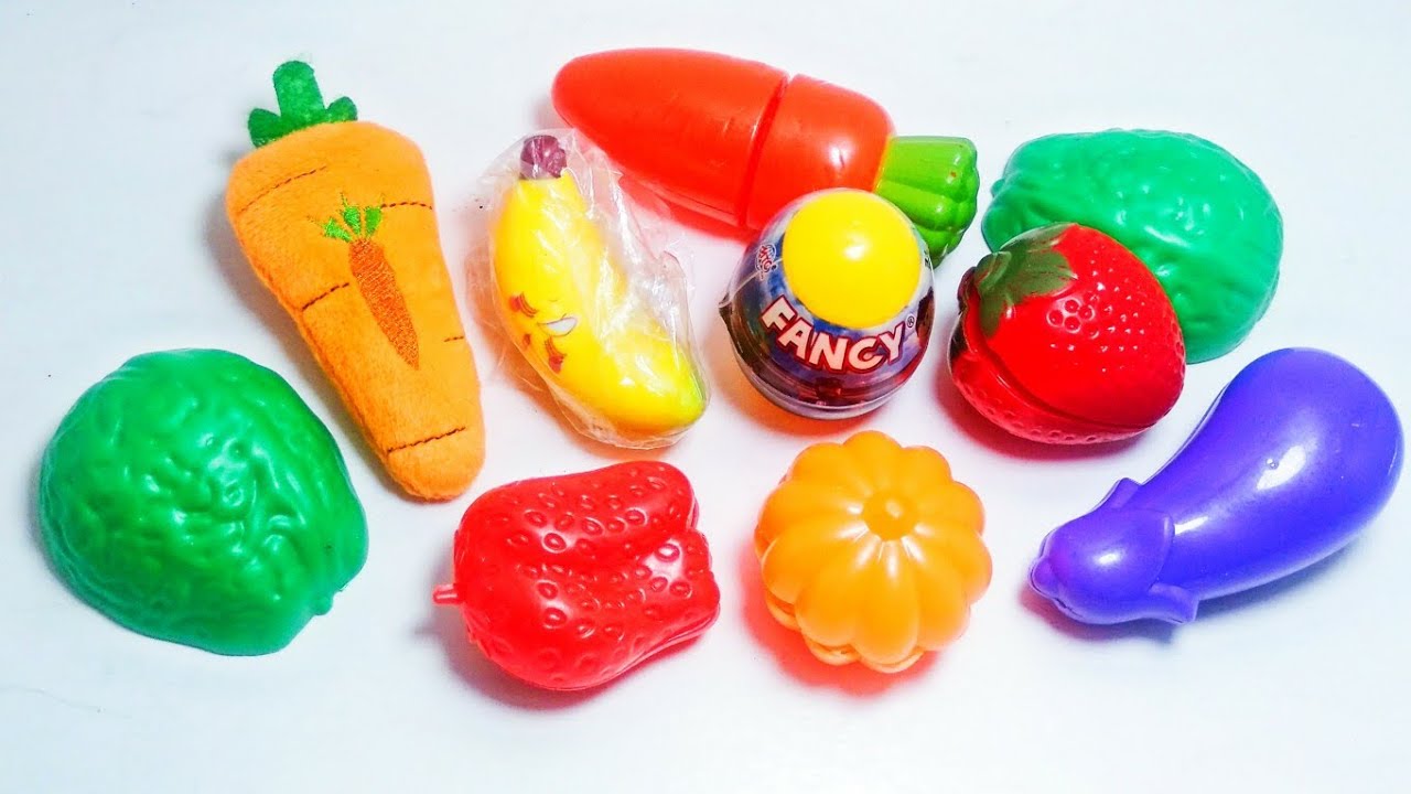 Fruit ASMR Satisfying |how to cut Fruits vegetable toy ASMR video. cut ...