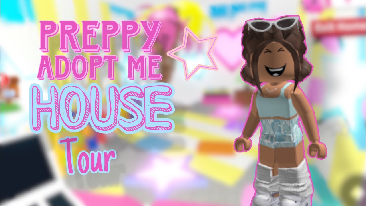 Preppy House Tour (Adopt Me) - YouTube