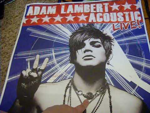 My Adam Lambert collection part 1 - YouTube