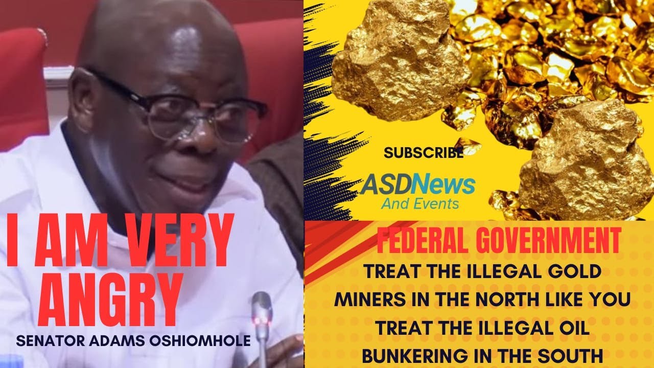 I AM VERY ANGRY. Senator Adams Oshiomhole. - YouTube