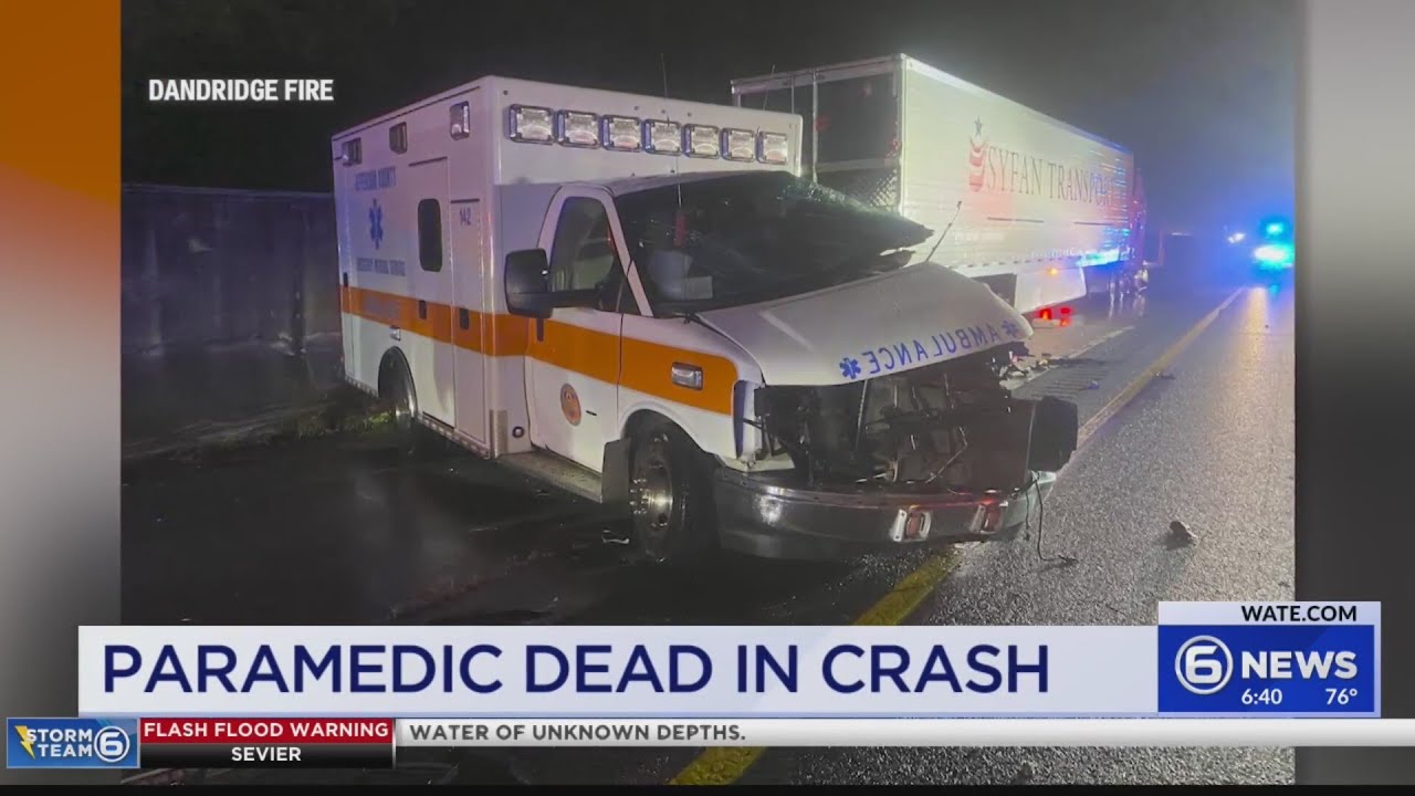 Paramedic killed, another injured after ambulance struck by tractor ...