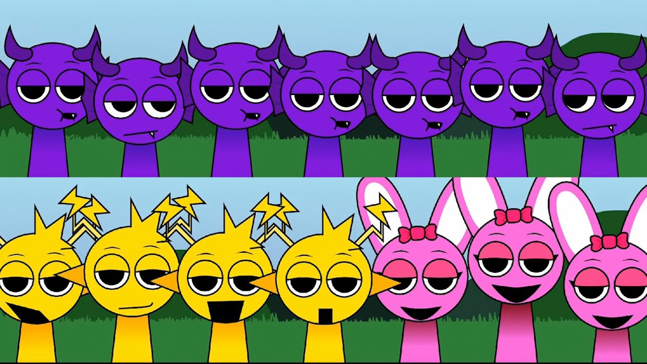 Incredibox Sprunki Phase 5 But Alive Durple and Pinky - YouTube