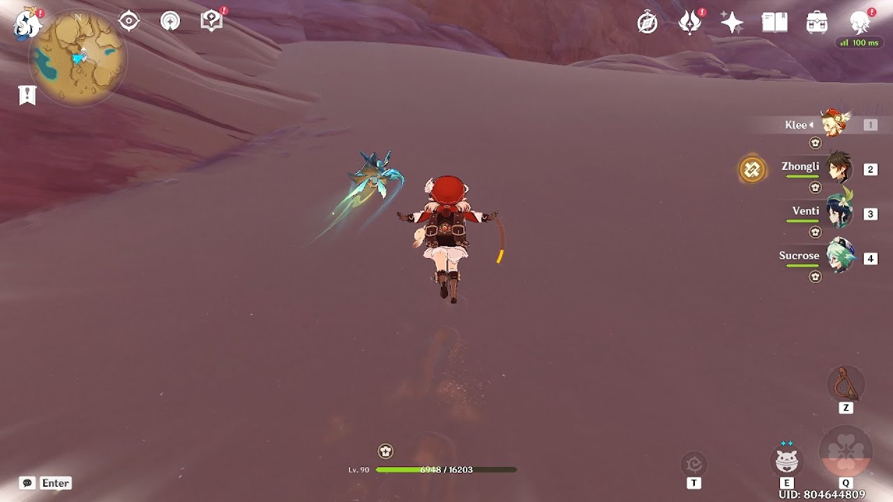 Klee running in the Desert - YouTube