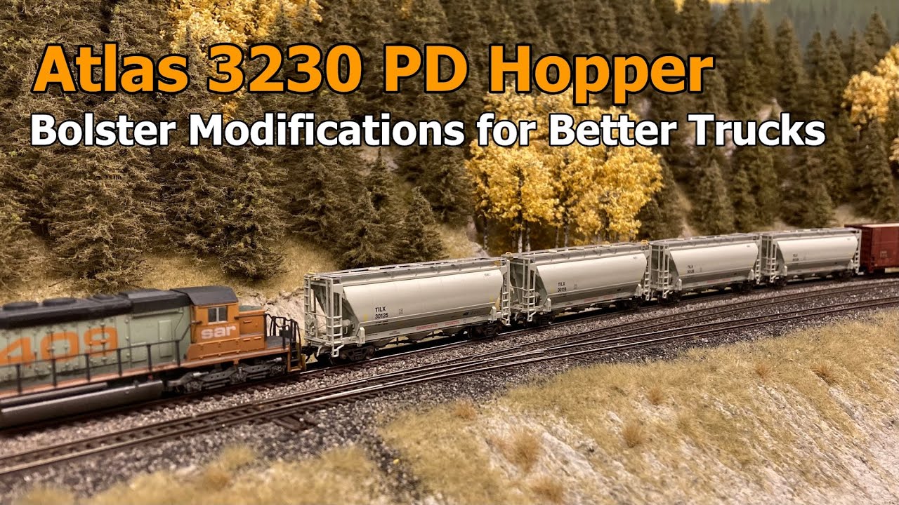 Members Rolling Stock Mod - Atlas 3230 PD Hopper. - YouTube