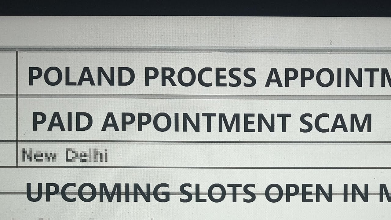 POLAND VFS APPOINTMENT PROCESS UPDATE| QUERY RESOLUTION| WORK| STUDY ...