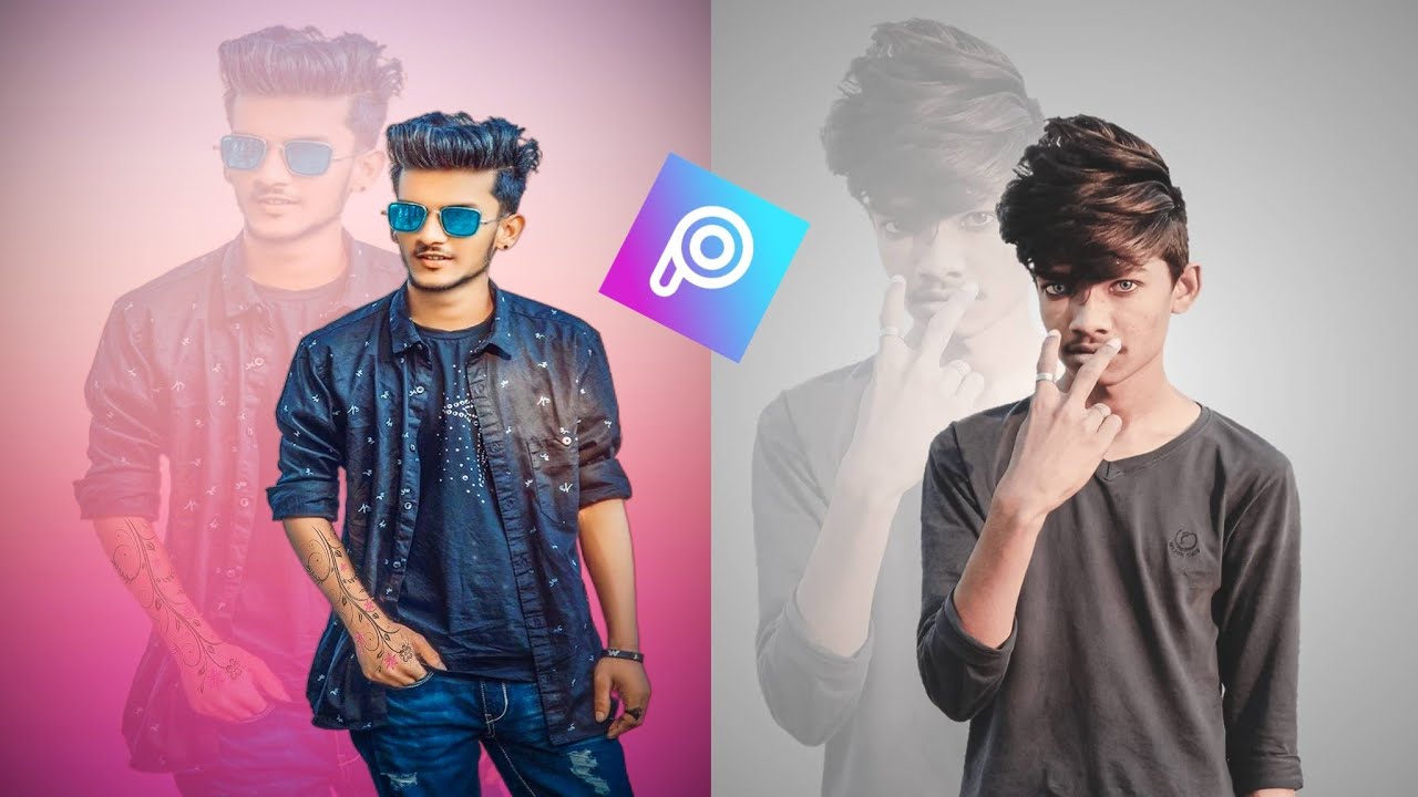 hridoy Ahmed Shanto photo Dual Photo Editing || picsart editing tutorial || - YouTube