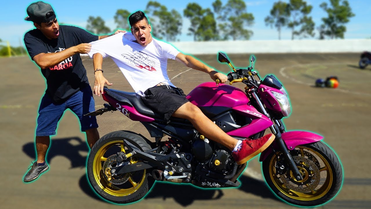 Deixei Meu IrmÃo Pilotar Minha Moto Youtube