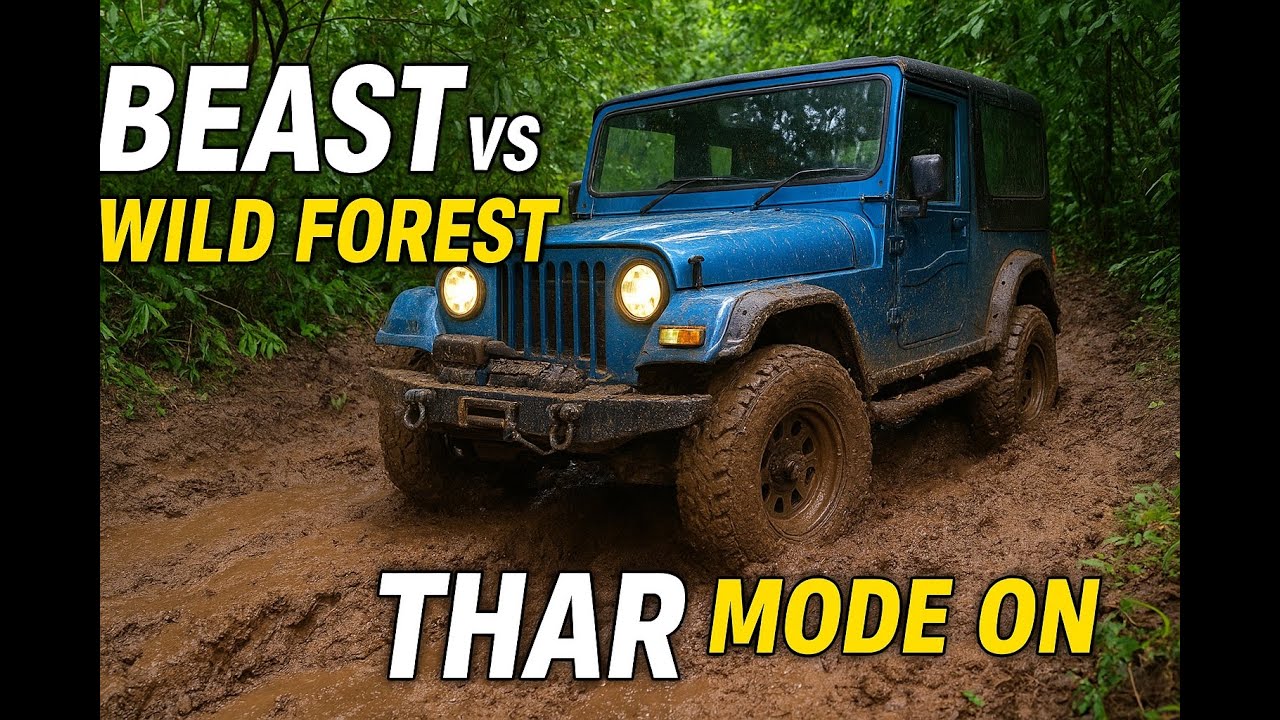 Modified Thar Off-Roading in Kashmir Jungle 🌲 | Thrilling Yet Peaceful ...