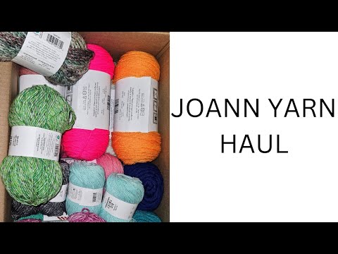 Joann Yarn Haul #Joann - YouTube
