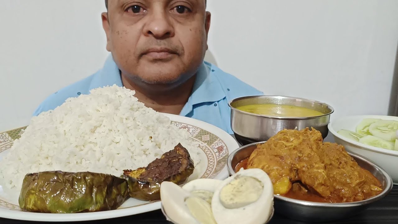 ASMR EATING SHOW | BANGALI EATING SHOW | INDIAN LUNCH EATING | MUKBANG ...